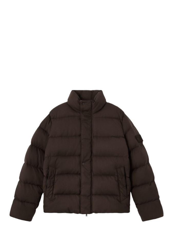 STONE ISLAND Stone Island Padded Down Jacket with Logo Patch